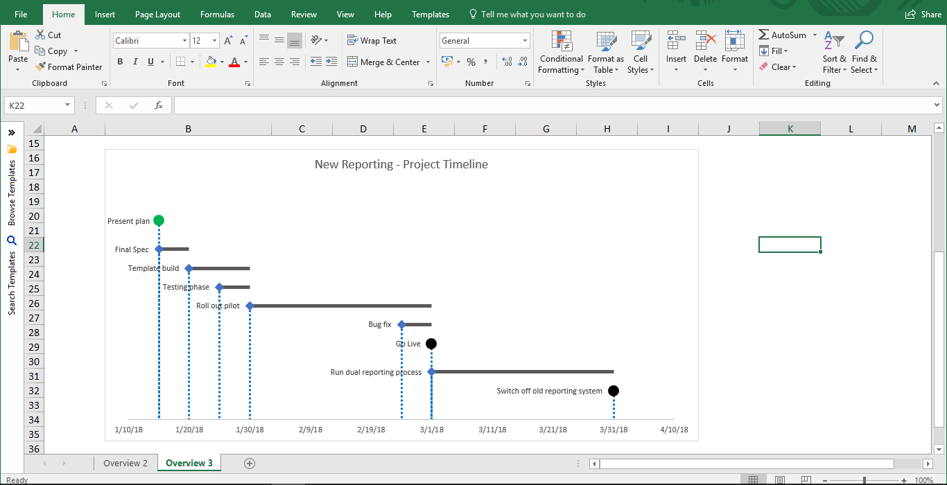 Make a Timeline In Excel | Preceden
