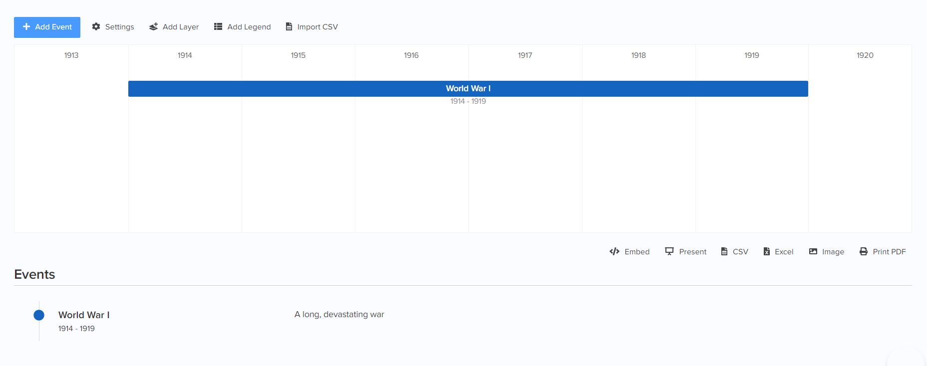 How to Create a Timeline Online for Free (Fast & Easy) | Preceden